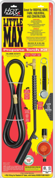 JR MAX PROPANE TORCH KIT - 100,000 BTU